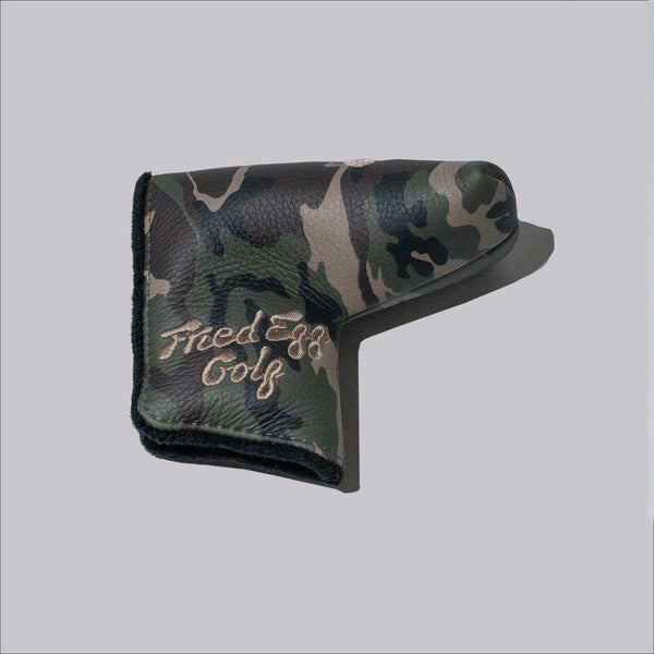 Fried Egg Golf & Handcrafted Camo Putter Cover - Blade