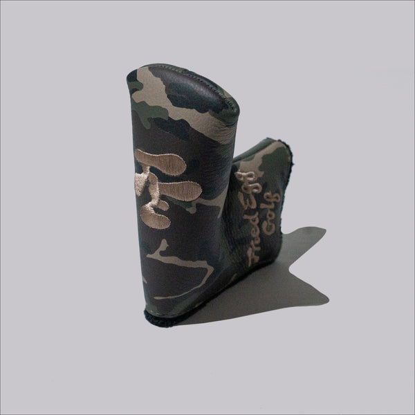 Fried Egg Golf & Handcrafted Camo Putter Cover - Blade