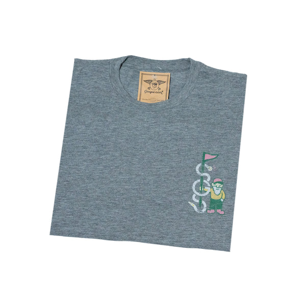 The Shotgun Start Gnome T-Shirt - Premium Heather - Fried Egg Golf
