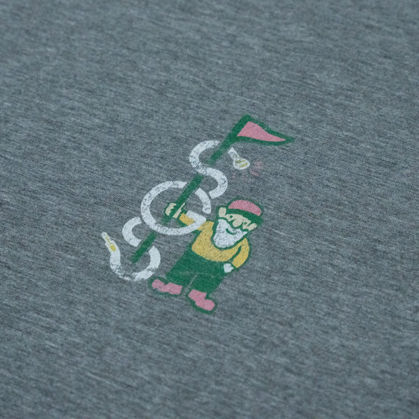 The Shotgun Start Gnome T-Shirt - Premium Heather - Fried Egg Golf