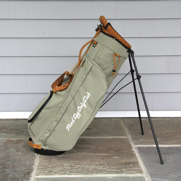 Fried Egg Golf Club & Shapland Kantle Golf Bag 3.0 - Sage Green