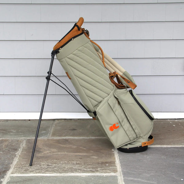 Fried Egg Golf Club & Shapland Kantle Golf Bag 3.0 - Sage Green