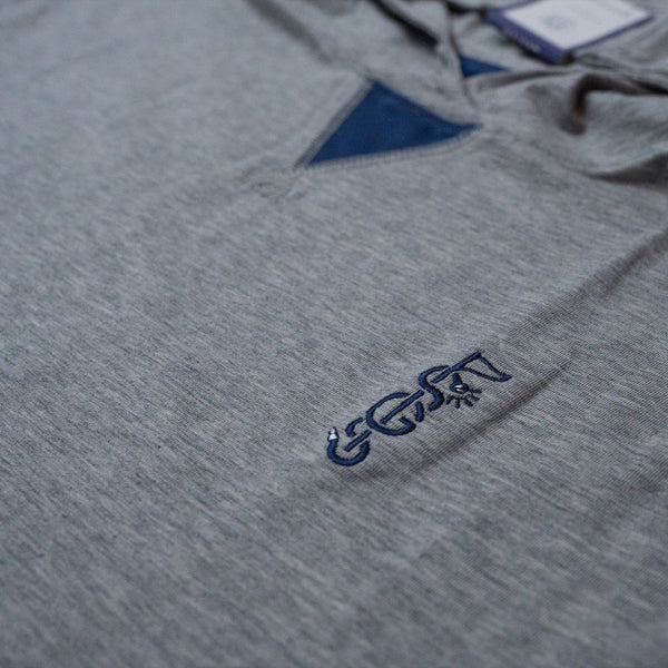 The Shotgun Start & B. Draddy Willie Hoodie - Gray Heather - Fried Egg Golf