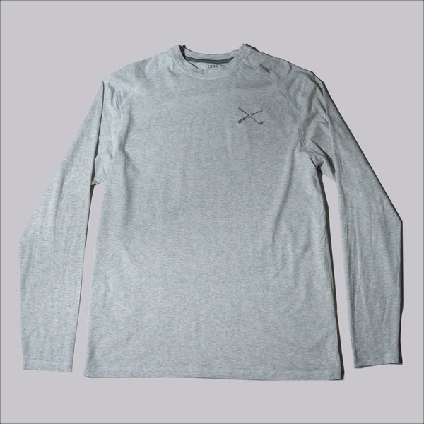 The Shotgun Start & tasc Long Sleeve Fitness T-Shirt - Marble Heather ...